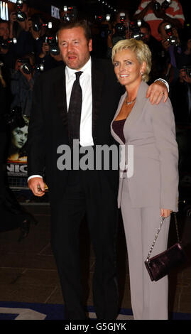 Actor Ray Winstone with his wife Leane during The Orange British ...