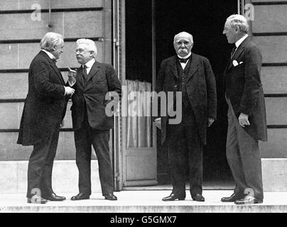 World War One - The Treaty of Versailles - 1919 Stock Photo - Alamy