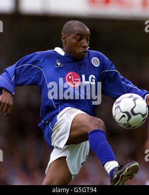 Andrew Impey in action for Leicester City in the F.A. Barclaycard ...