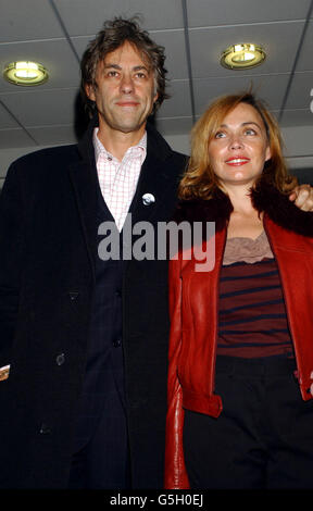 Sir Bob Geldof and his partner Jeanne Marine arrive for the special ...