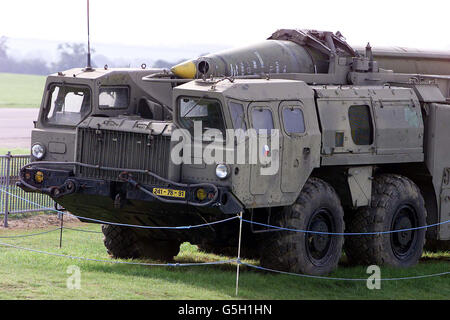 A Soviet Maz 543P Scud Missile Launch Vehicle .With SS-1 Scud medium ...