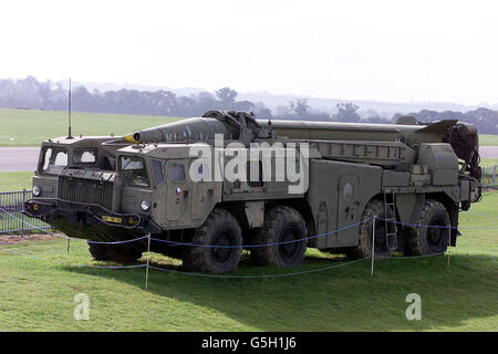 A Soviet Maz 543P Scud Missile Launch Vehicle .With SS-1 Scud medium ...