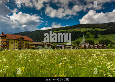 Italy, South Tyrol, Dobbiaco / Toblach. The Landro lake / Dürrensee ...