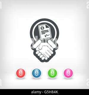 Payment reconciliation concept icon Stock Vector Image & Art - Alamy