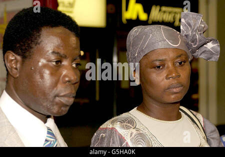 Francis and Berthe Climbie, the parents of eight-year-old Victoria ...
