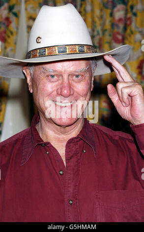 American actor Larry Hagman who plays J.R Ewing in 'Dallas' pictured in ...