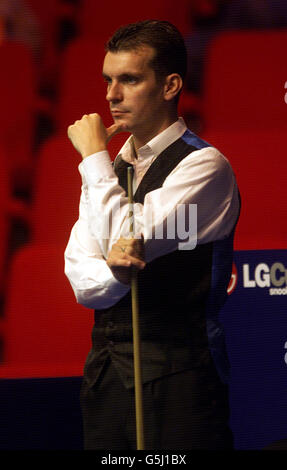 LG Cup Snooker. Mark Davis, during the Snooker LG Cup at Preston Stock ...