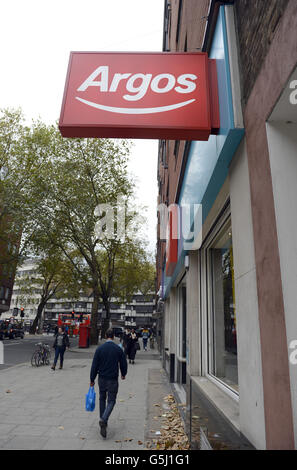 Argos stock. General view of Argos at 5 Grays Inn Road, London Stock ...