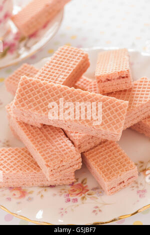 Pink wafers a cream filled wafer confection one of Britains favourite ...