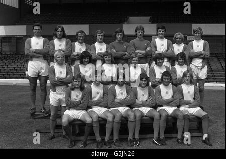 (L-R) Trevor Francis, Roger Hynd and Bob Latchford all Birmingham City ...