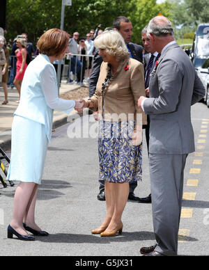 Prime Minister Julia Gillard attended the Anzac Day Service at Anzac ...