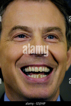 NHS Press Conference Blair Stock Photo - Alamy