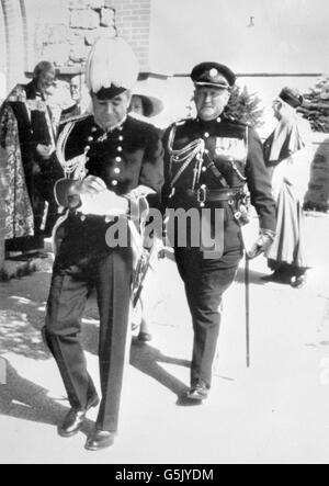 Civil Commissioner Sir Rex Hunt, who became an international figure ...