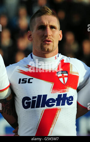 England's Sam Tomkins during the International match at Anfield ...