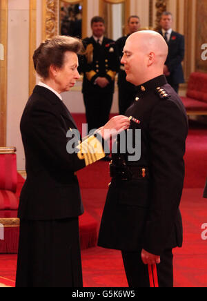 Captain James Fidell of the Royal Logistic Corps who is to receive the ...