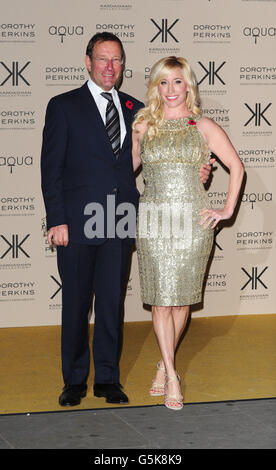 Richard Desmond and Joy Canfield arriving at the WTA Pre-Wimbledon ...
