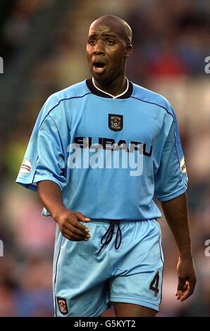 Paul Williams in action for Coventry City in the Nationwide league ...