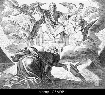 Szene aus dem Alten Testament der Bibel. Scene from the Old Testament ...