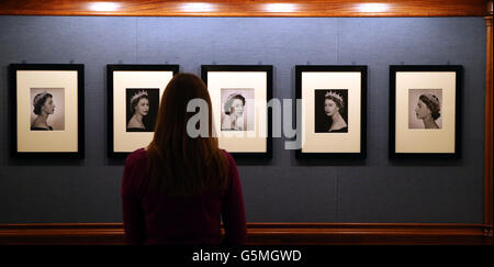 The Queen: Portraits of a Monach exhibition Stock Photo - Alamy