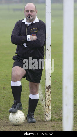 The former referee Brian Savill, 47, from Colchester, Essex, who has ...