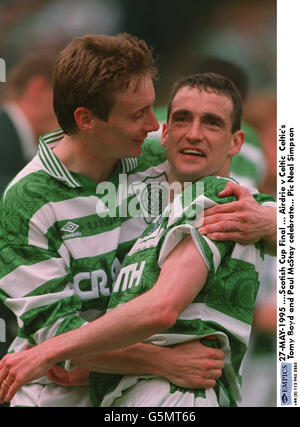 27-MAY-1995, Scotish Cup Final, Airdrie v Celtic Airdrie's Graham Hay ...