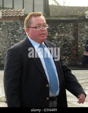 Former BBC presenter Michael Souter leaves Norwich Crown Court where he ...
