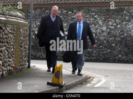 Former BBC presenter Michael Souter leaves Norwich Crown Court where he ...