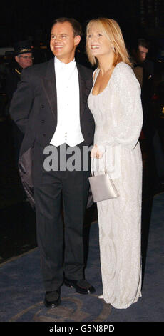 TV presenter Gaby Roslin and her husband Colin Peel arrive for the UKC ...