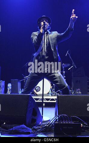 Paul Smith of Maximo Park at Xfm's Winter Wonderland at the O2 Apollo ...