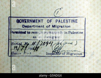 The faked passport of Adolf Hitler, which was made during the Second ...