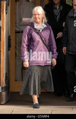 Maureen Greaves (left), wife of murdered church organist Alan Greaves ...
