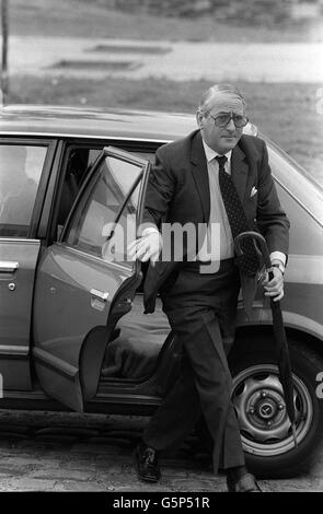George Carman QC, who is defending actor Peter Adamson Stock Photo - Alamy