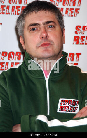 Nick Hancock TV Presenter Stock Photo - Alamy
