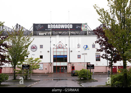 Clyde FC Stock. Broadwood Stadium, the home of Clyde FC Stock Photo - Alamy