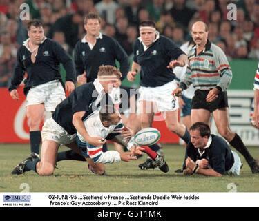 Rugby World Cup 1995 - Scotland v New Zealand Stock Photo - Alamy