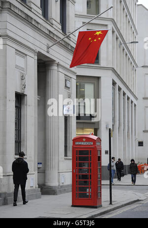 Bank of China. General view of the Bank of China, Gresham Street in the ...