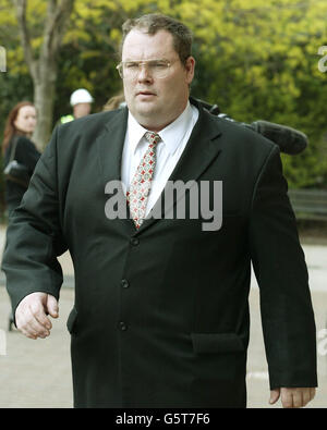 Police Officer Mark Ellerington, arrives at Middlesbrough Crown Court ...