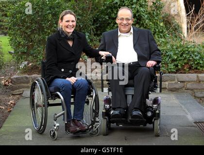 Amit Goffer (right) the scientist, quadriplegic and inventor of the ...