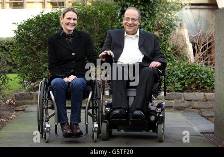 Amit Goffer (right) the scientist, quadriplegic and inventor of the ...