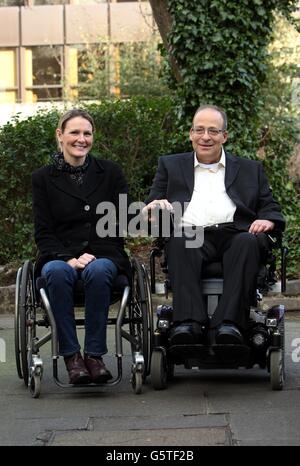 Amit Goffer (right) the scientist, quadriplegic and inventor of the ...