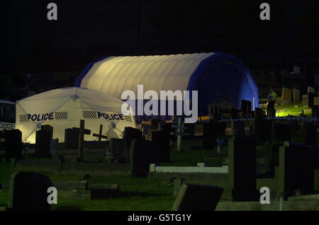 The grave of Joseph Kappen at Goytre Cemetery near Port Talbot, South ...