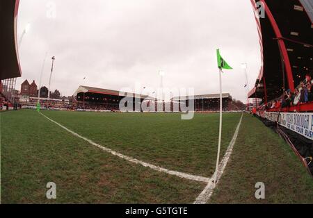 Rugby League Regal Trophy Semi-Final Wigan v Leeds. Central Park, home ...