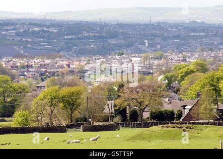 Worsthorne, the village where BNP candidate Terence Grogan has won a ...