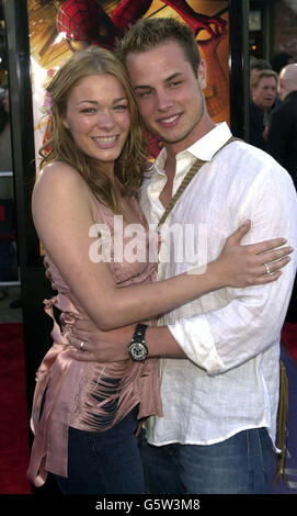 Dean Sheremet and LeAnn Rimes arrive at 49th Annual Grammy Awards, held at the Staples Center in ...