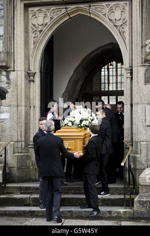 Jordan Cobb funeral Stock Photo - Alamy