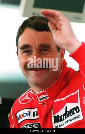 SAN MARINO GRAND PRIX. NIGEL MANSELL Stock Photo - Alamy