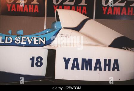 Motor Sport- Tyrrell 024 Formula One car launch, 30/01/96 Stock Photo ...