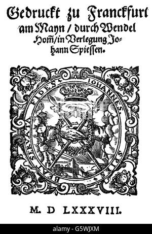 Doctor Johann Georg Faust (1480-1540), also known as John Faustus, was ...