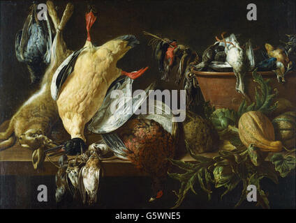 Adriaen van Utrecht, Still Life with Game and Vegetables, painting in ...