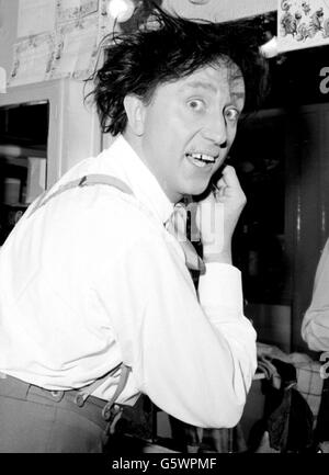 Ken Dodd in his dressing room at the Palladium with children. 13th ...
